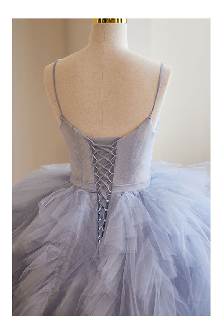 Stunning Puffy Ballgown Tulle Prom Dress with Spaghetti Straps - $203. ...