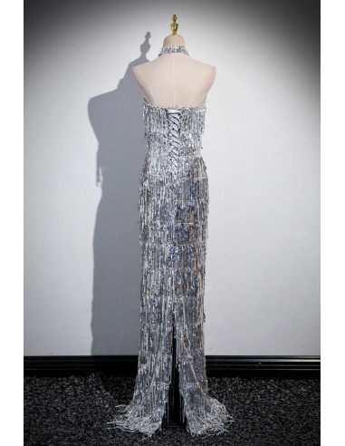 Sparkle Strapless Slimming All Sequin Silver Prom Dress - $172.992 # ...