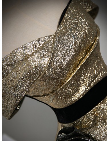 Shiny Texture Long Gold Ballroom Prom Dress Off Shoulder - $169.992 # ...