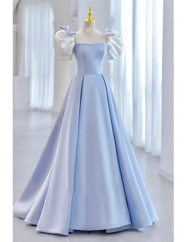 Light Blue Elegant Simple Formal Prom Dress with Beading - $136.992 # ...